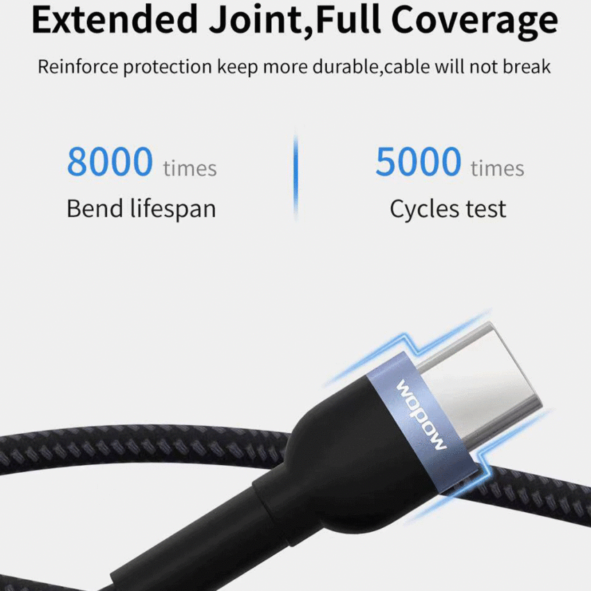 WOPOW WX13 USB-A to USB-C Charging Cable