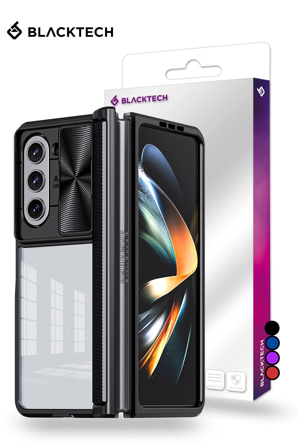 BLACKTECH Protection Cover Diamond Dazzler for Samsung Galaxy Z Fold 5