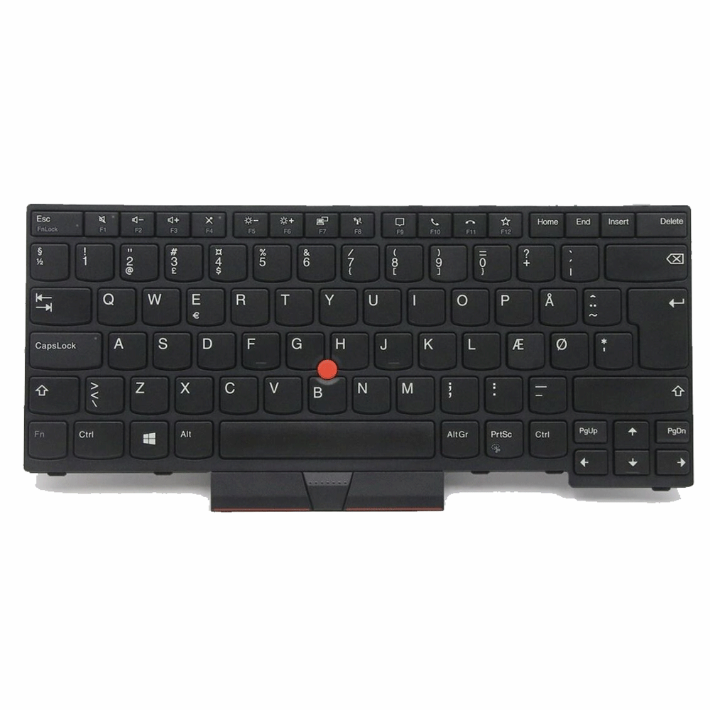 Lenovo ThinkPad T14 Gen 2 Danish Keyboard in Black
