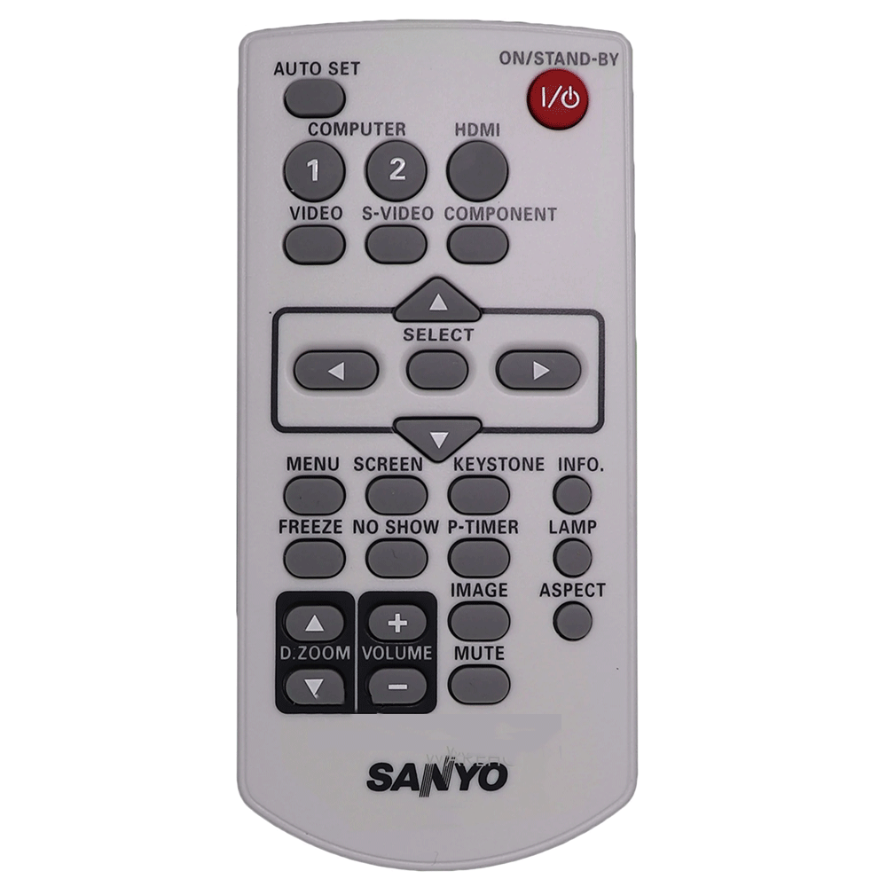 Remote controls for Sanyo Projector MXBT
