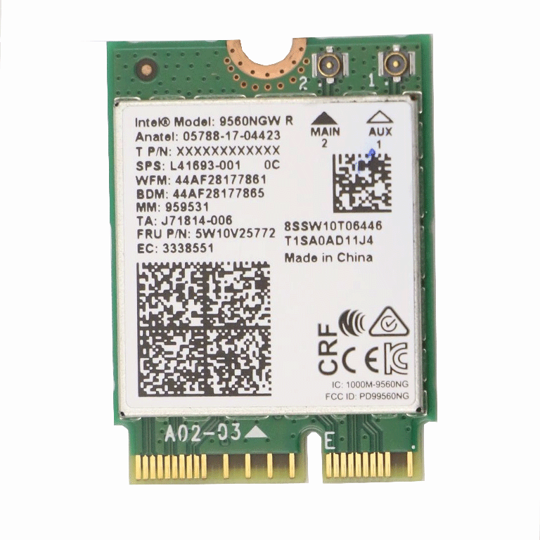 Wireless LAN Intel 9560NGW R Wireless LAN Adapter