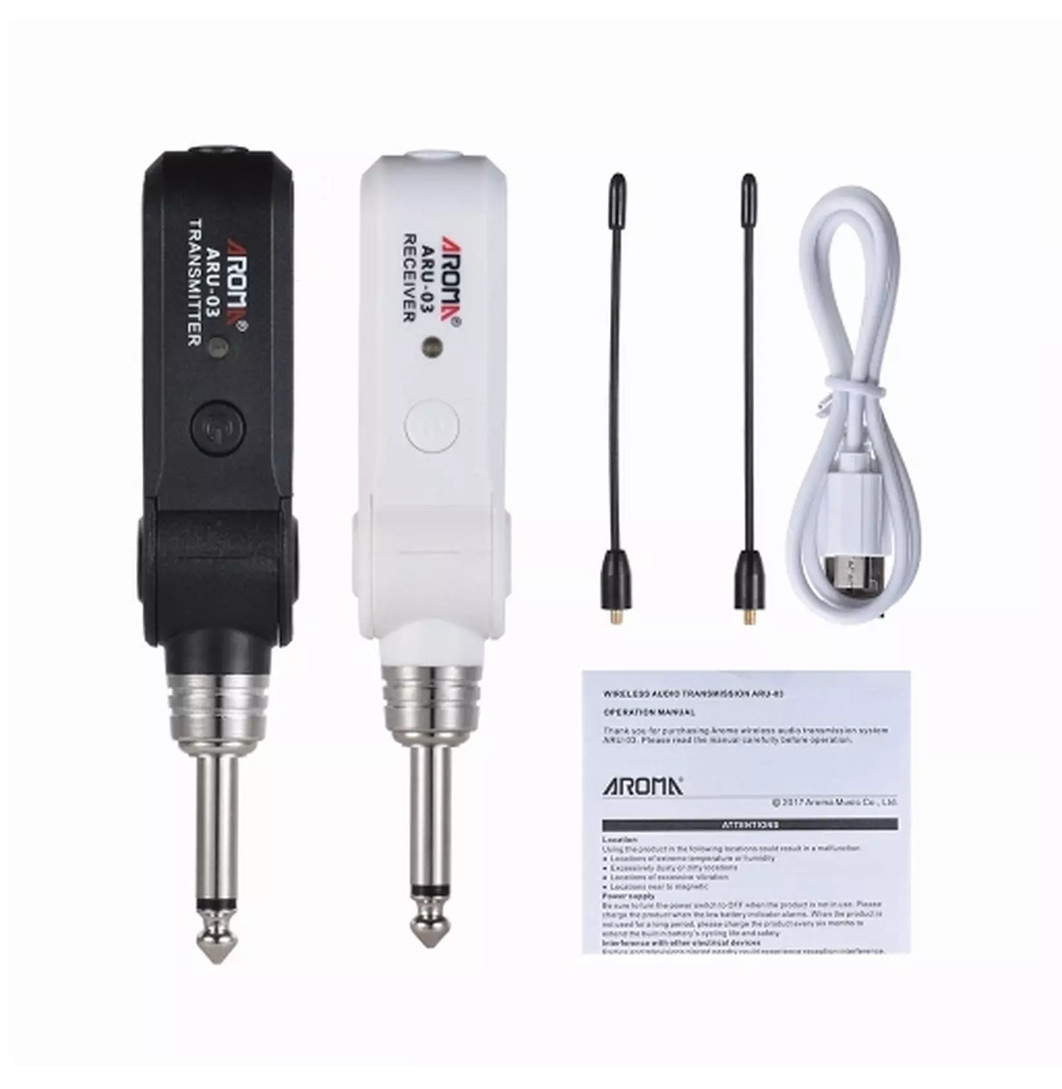 AROMA ARU-03 UHF Wireless Audio Transmission System Transmitter ...