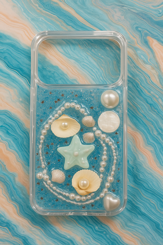 Case for iPhone 17: Sizzling Ocean Starfish & Seashell